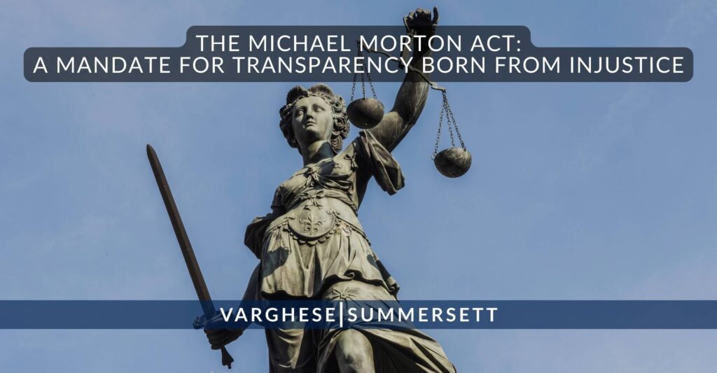 Michael Morton Act Under Attack: HB 3330 and SB 1124