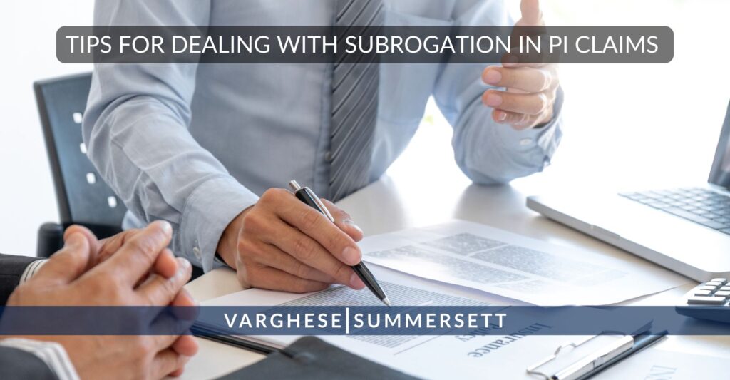 What is Subrogation in Personal Injury Cases?
