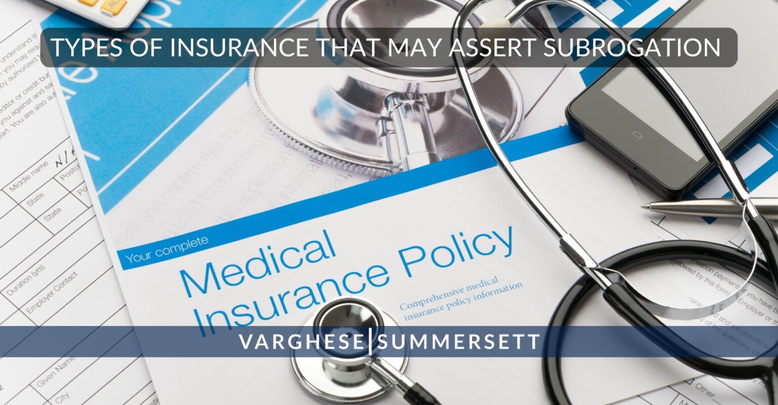 What is Subrogation in Personal Injury Cases?