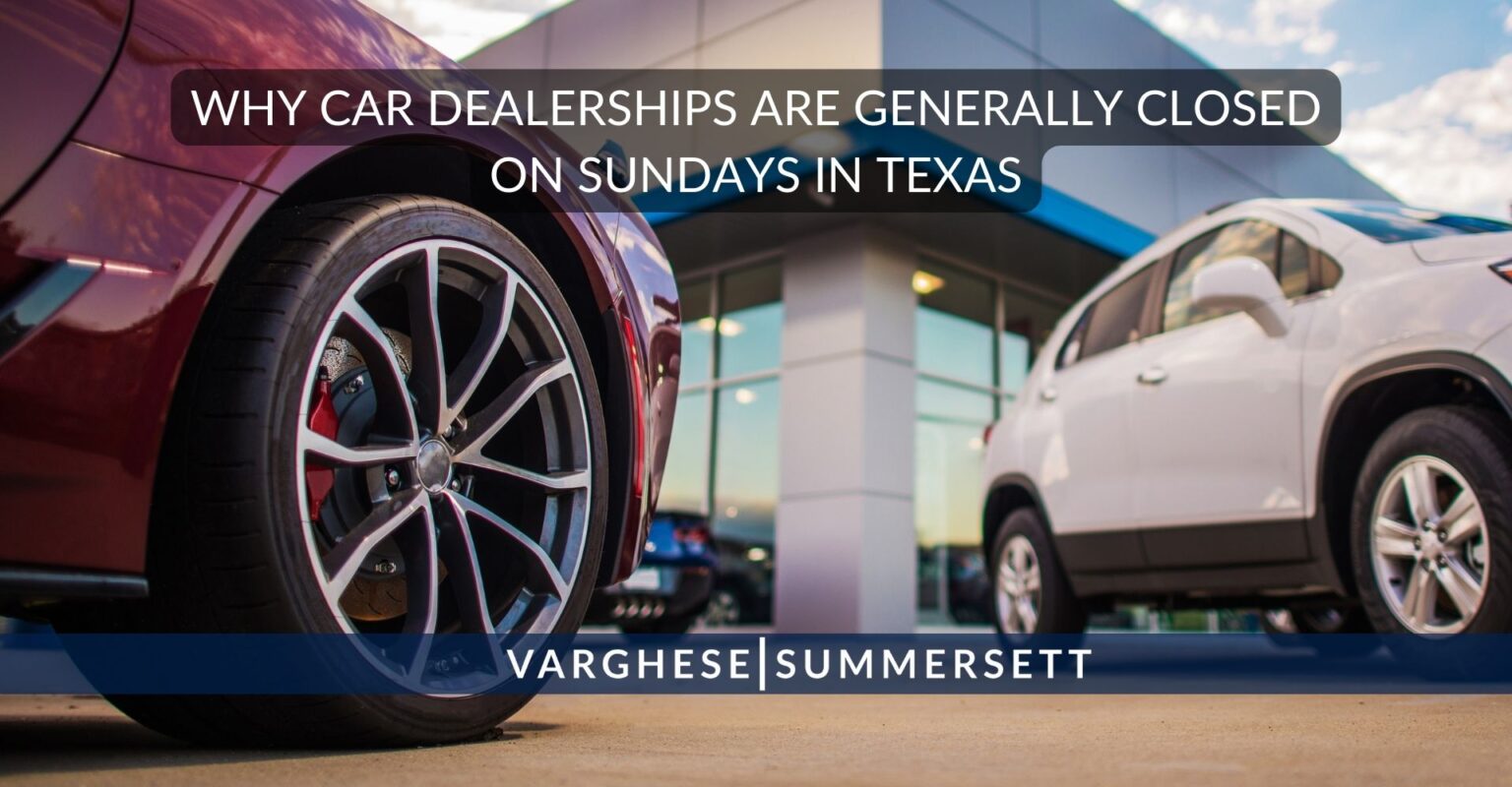 Texas Blue Laws: When Can You Buy Liquor, Wine, Beer...and a Car?